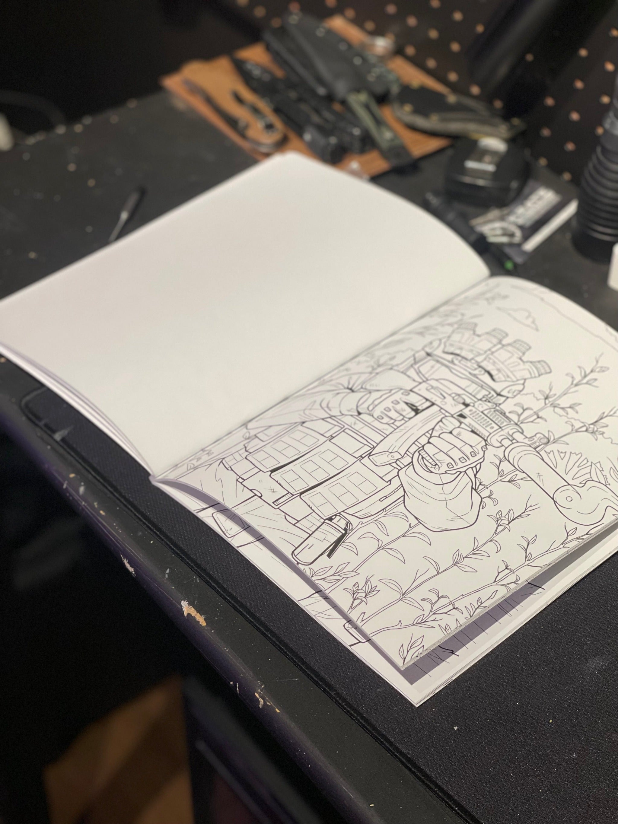 TacArt Coloring Books Original Series - First Edition – TacArtCo
